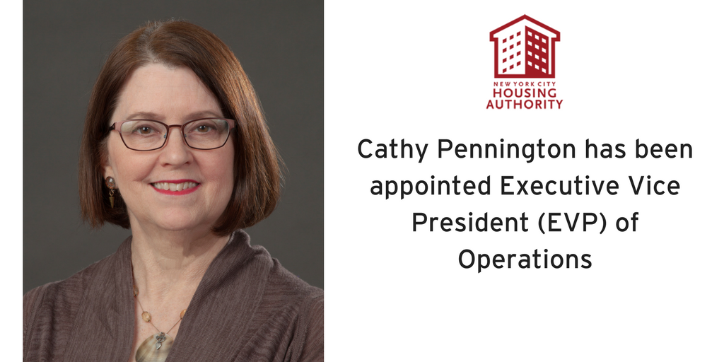 Cathy Pennington Appointed EVP of Operations - NYCHA Now