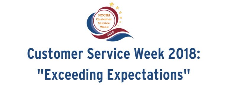 Customer Service Week 2018: Exceeding Expectations - NYCHA Now