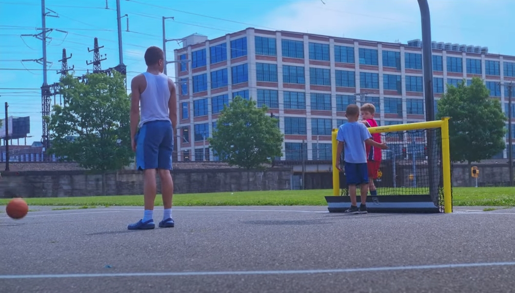 New Retractable Goal Posts Create Multi-Sport Space at Butler Houses ...