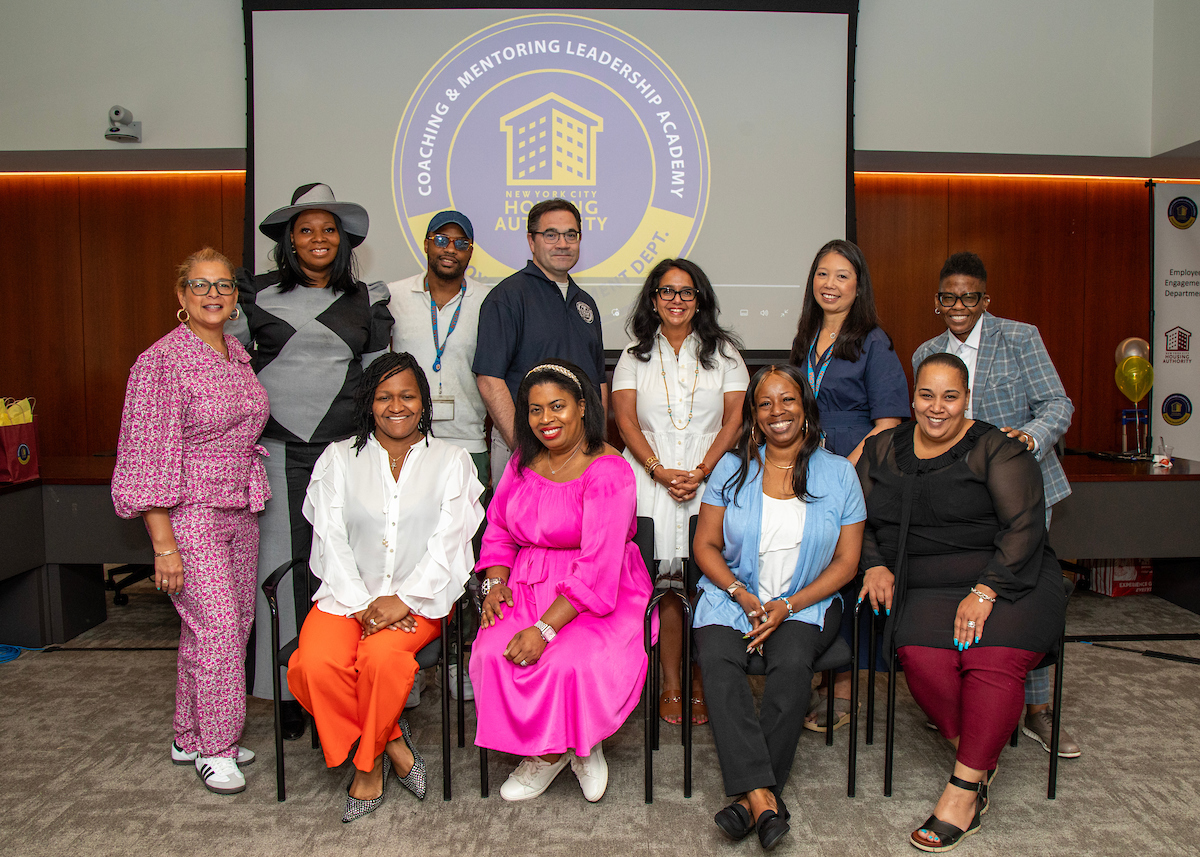 Passing the Torch at the First Session of NYCHA’s Coaching and Mentoring Leadership Academy ...